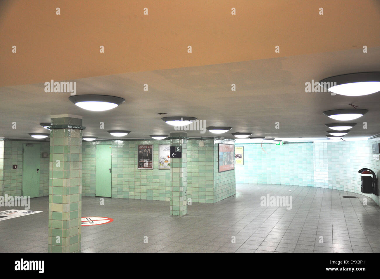 U-bahn underground tunnel in Berlin, Germany Stock Photo - Alamy