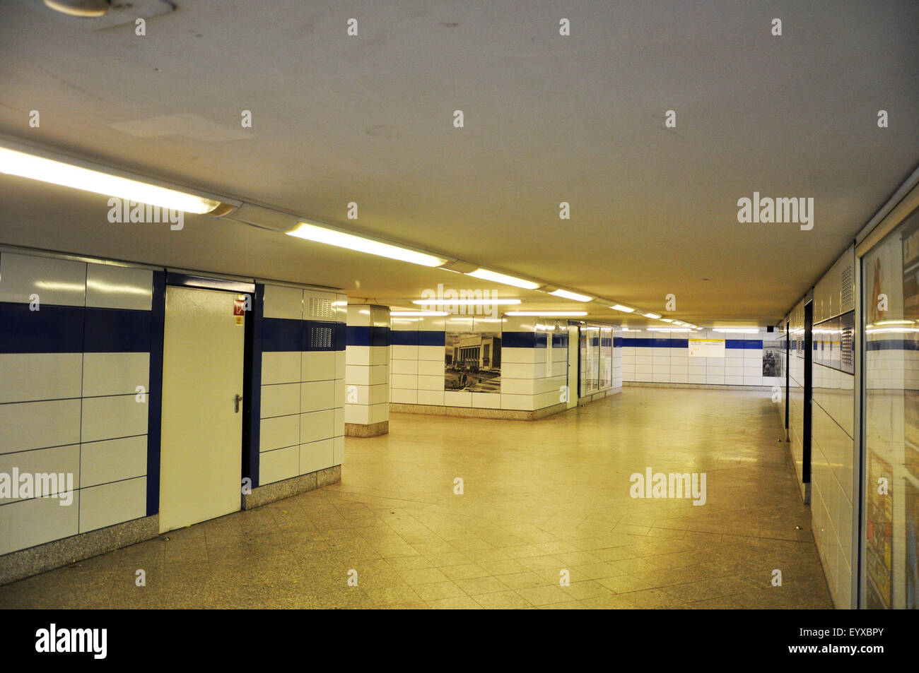 U-bahn underground tunnel in Berlin, Germany Stock Photo - Alamy