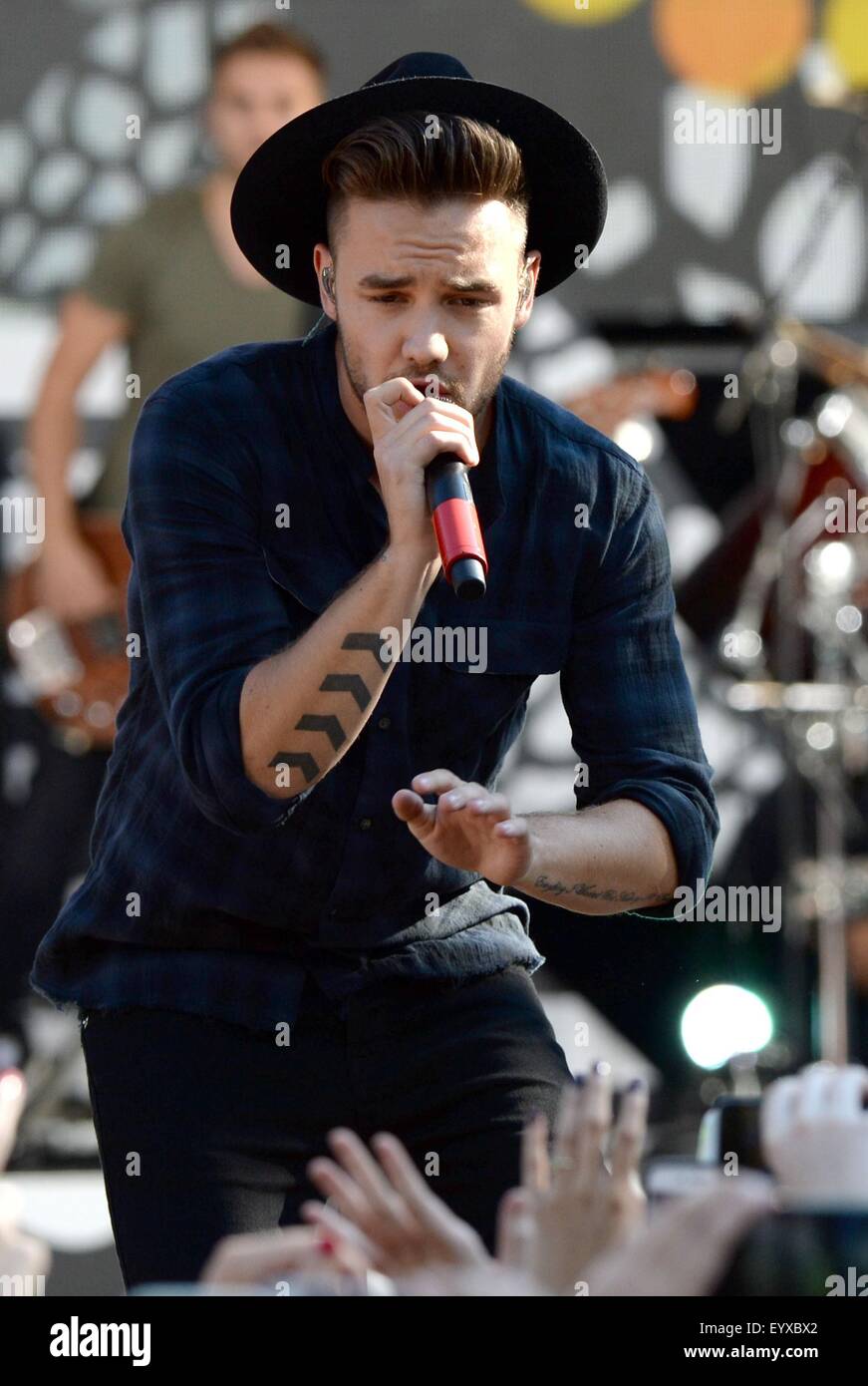 New York, NY, USA. 4th Aug, 2015. Liam Payne, One Direction on stage ...