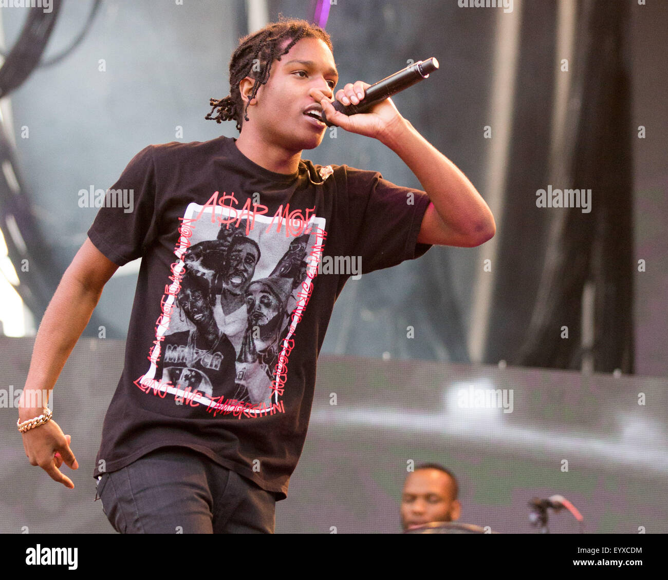 Chicago, Illinois, USA. 2nd Aug, 2015. Rapper ASAP ROCKY performs live ...