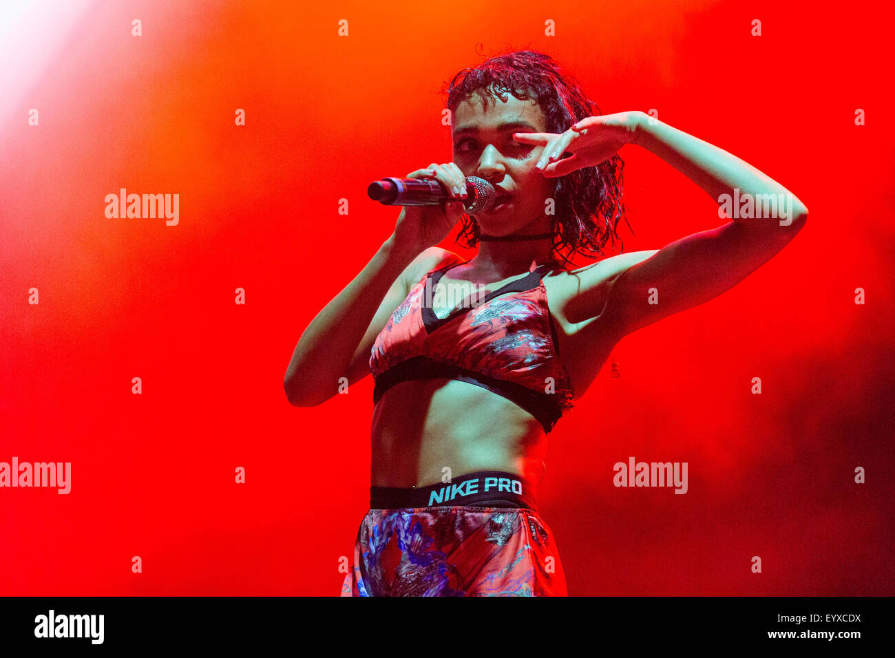 Chicago Illinois Usa 2nd Aug 2015 Singer Fka Twigs Performs Live In Grant Park At The