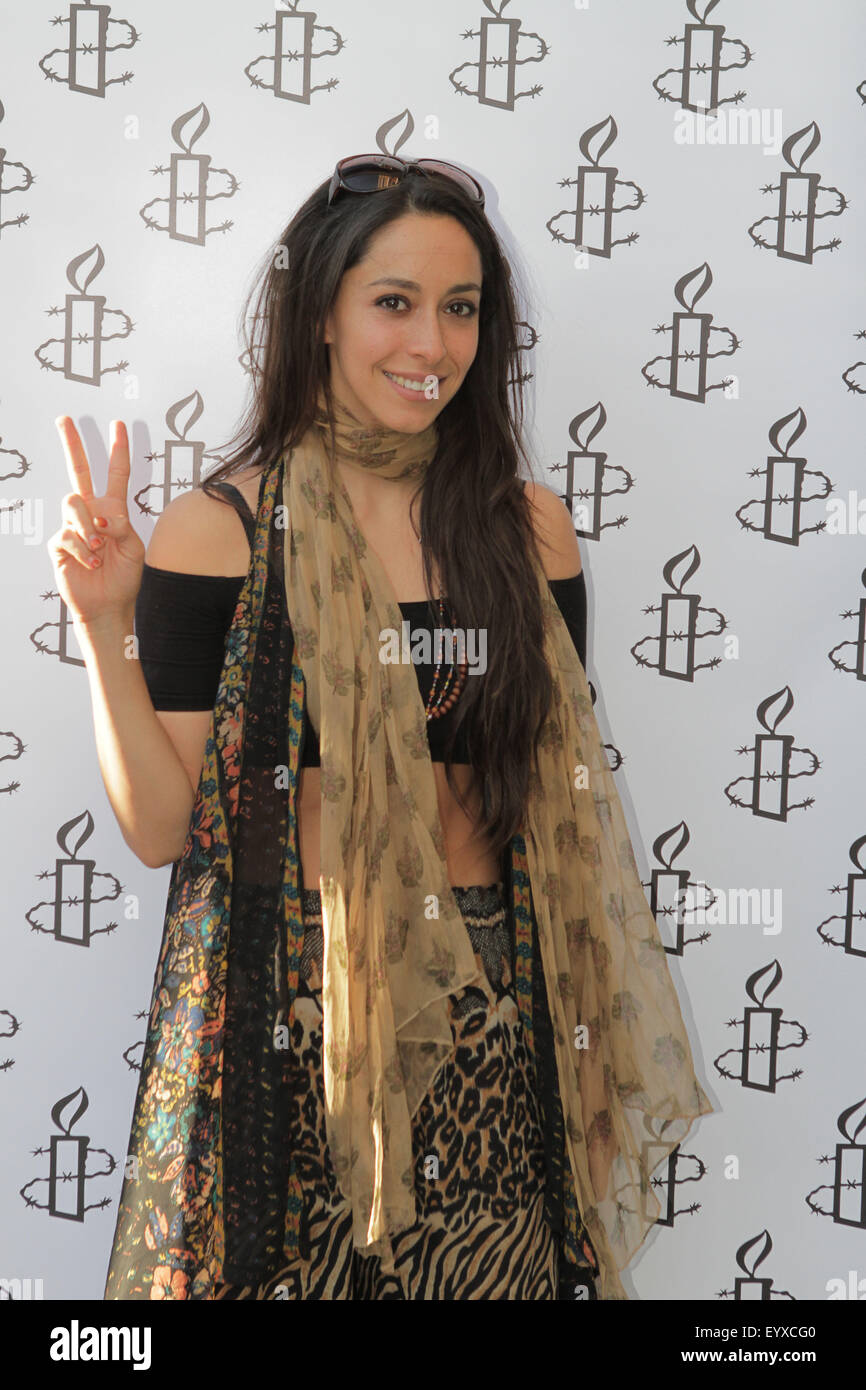 Amnesty International party arrivals. London Featuring: OOna Chaplin ...