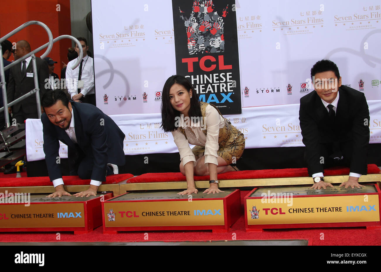 Hand Print/Birthday Bash Ceremony at the TCL Chinese Theatre IMAX Featuring: Justin Lin, Zhao ...