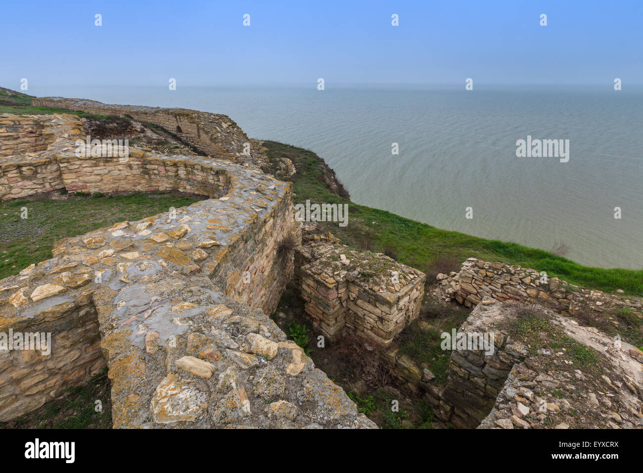 Argamum Fortress, Romania Stock Photo - Alamy