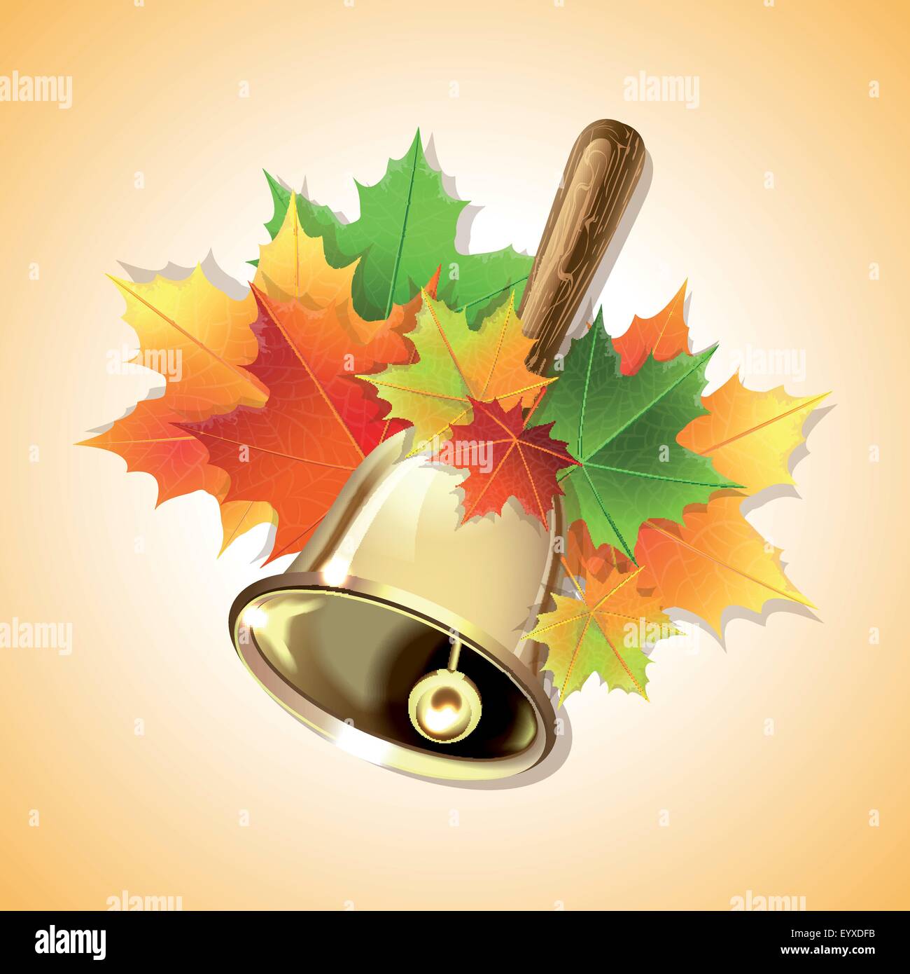 First school call bell Stock Vector Image & Art - Alamy