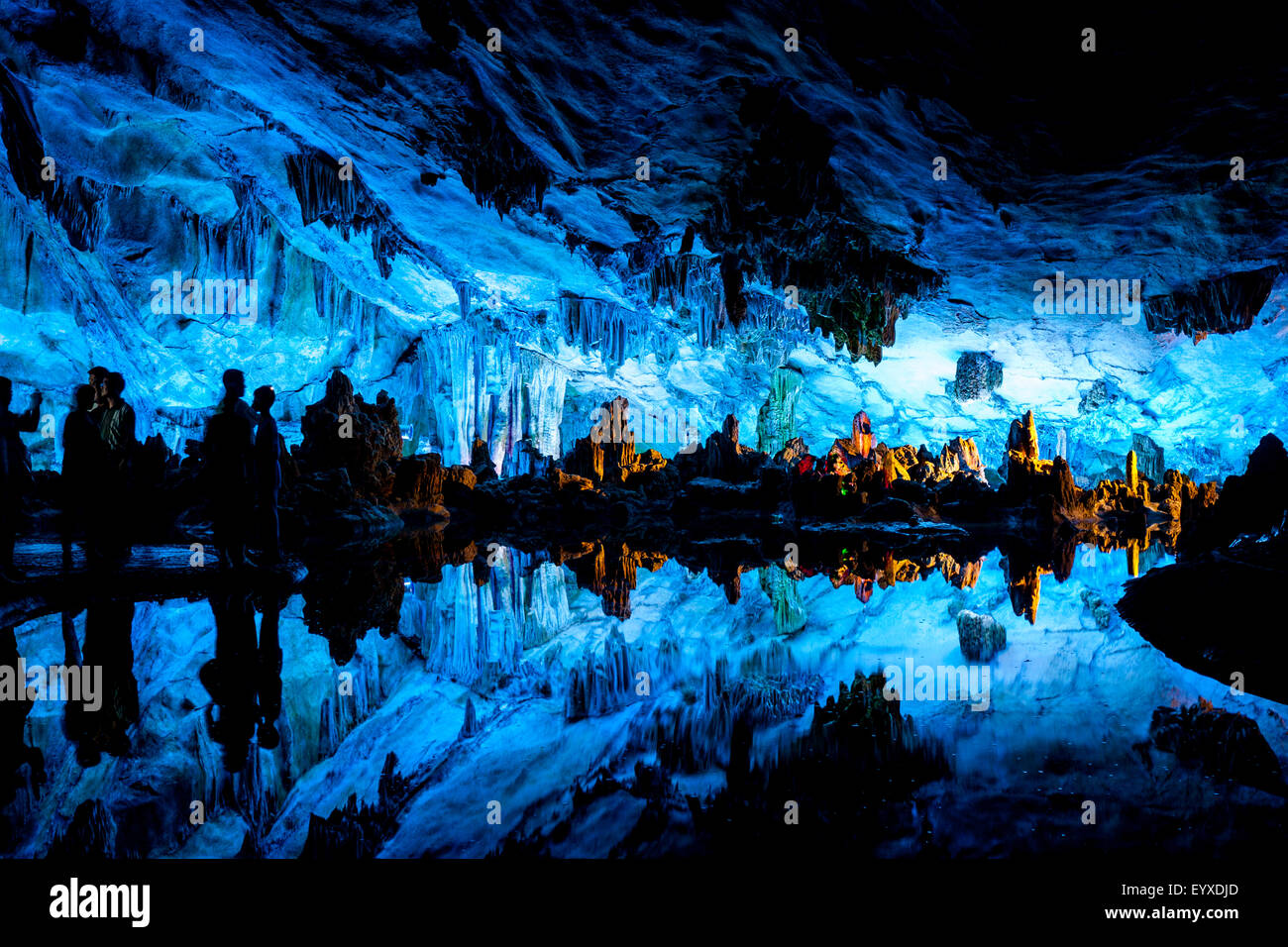 Reed Flute Cave, Guilin, Guangxi Province, China Stock Photo - Alamy