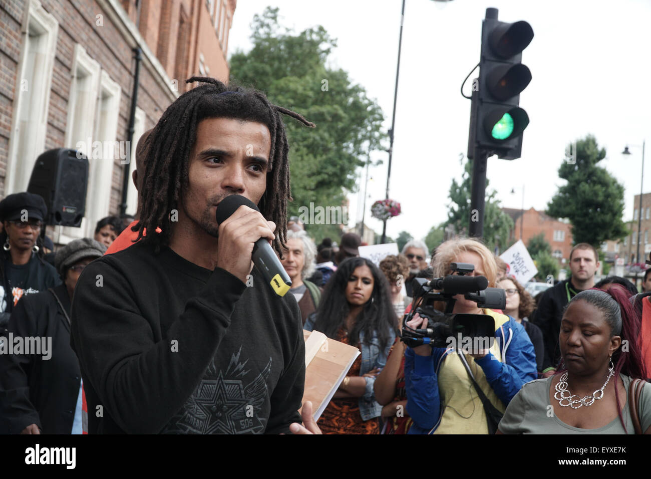 London, UK, 4th Aug 2015 : English rapper, poet, and journalis Akala ...