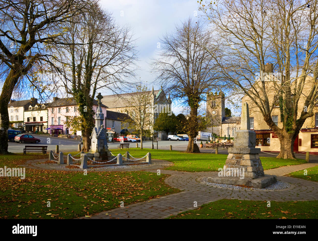 Village Square or Green, Inistioge, Co Kilkenny, Ireland (Location for ...