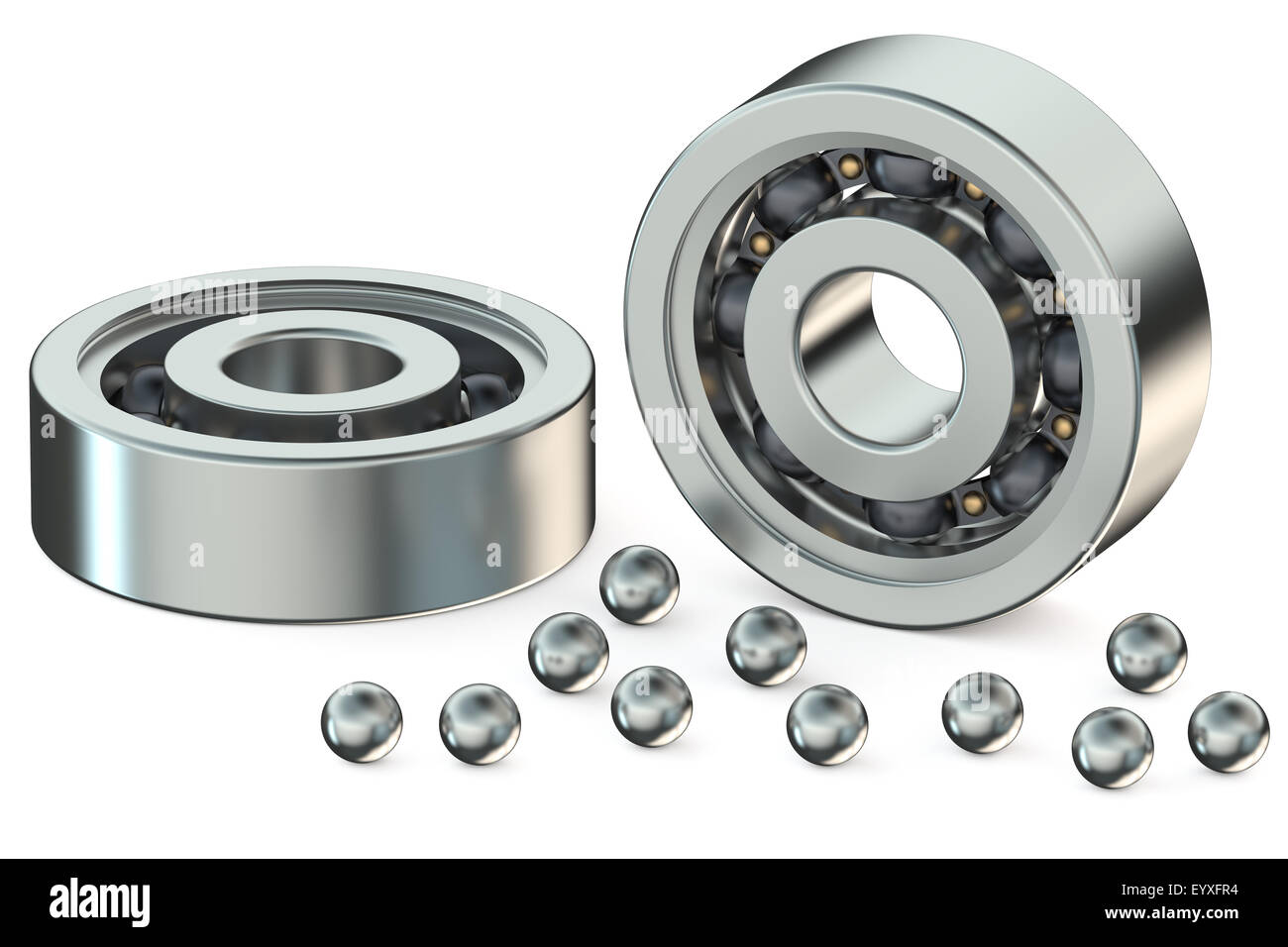 Group ball bearings on Cut Out Stock Images & Pictures - Alamy