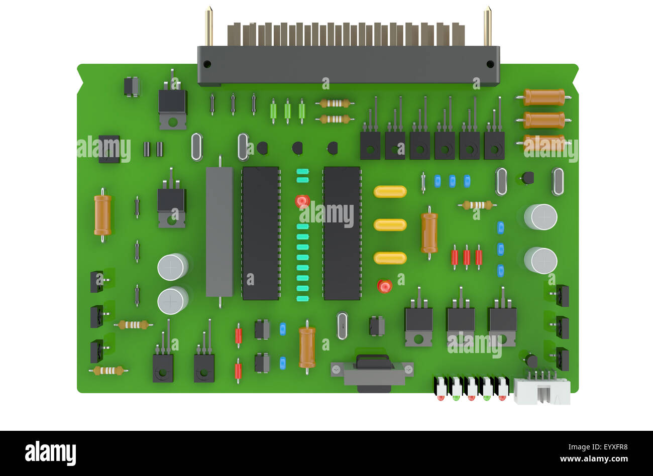 Microchip circuit Cut Out Stock Images & Pictures - Alamy