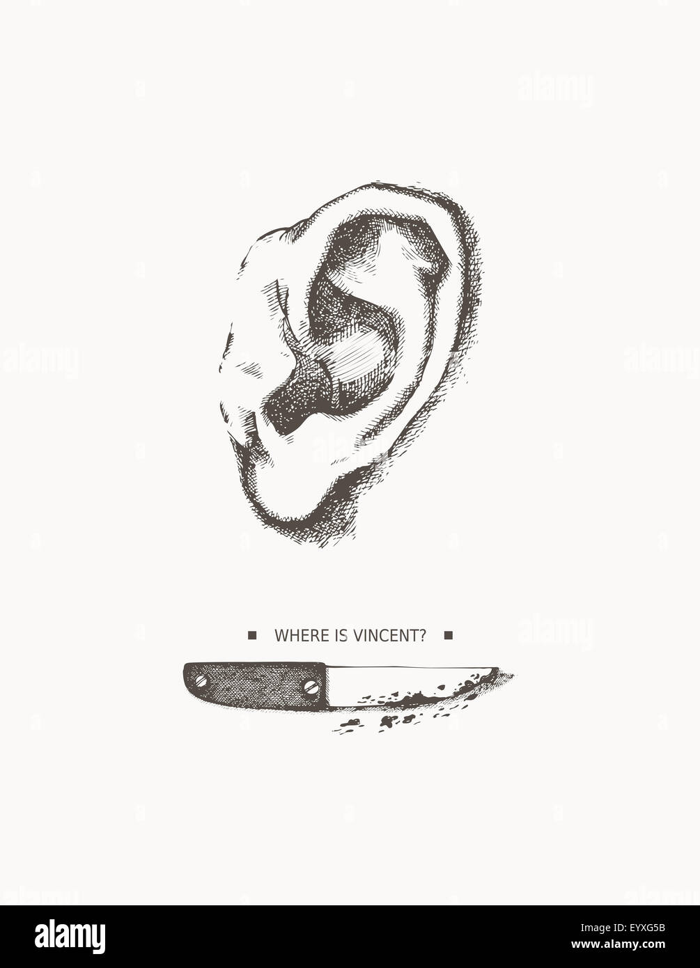 Vincent van gogh ear hi-res stock photography and images - Alamy