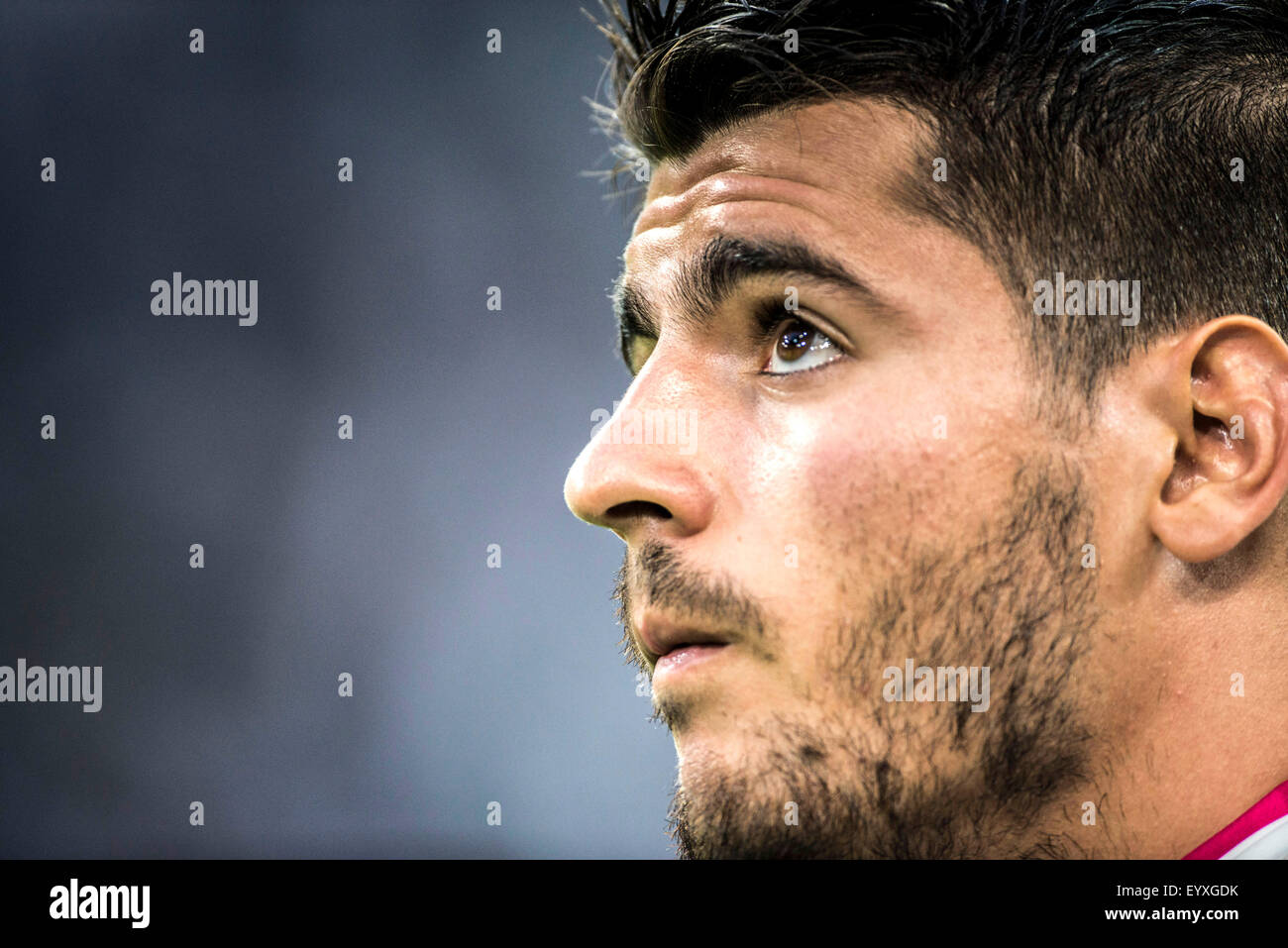 Marseille, France. 1st Aug, 2015. Alvaro Morata (Juventus) Football ...