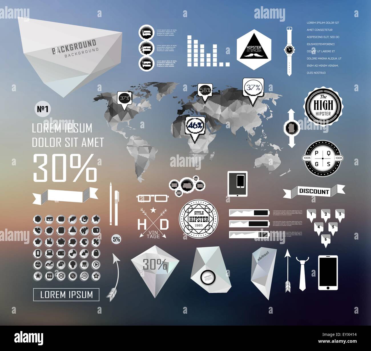 Set elements of infographics Stock Vector Image & Art - Alamy
