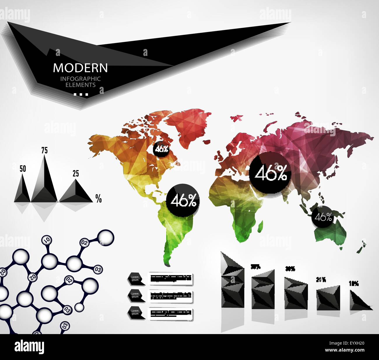 World map card Stock Vector Image & Art - Alamy