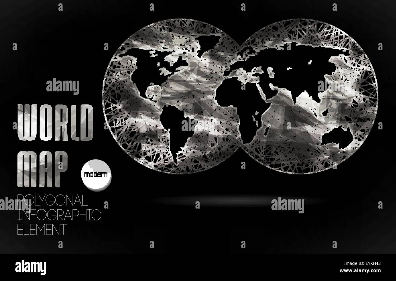 World Map and Information Graphics Stock Vector Image & Art - Alamy