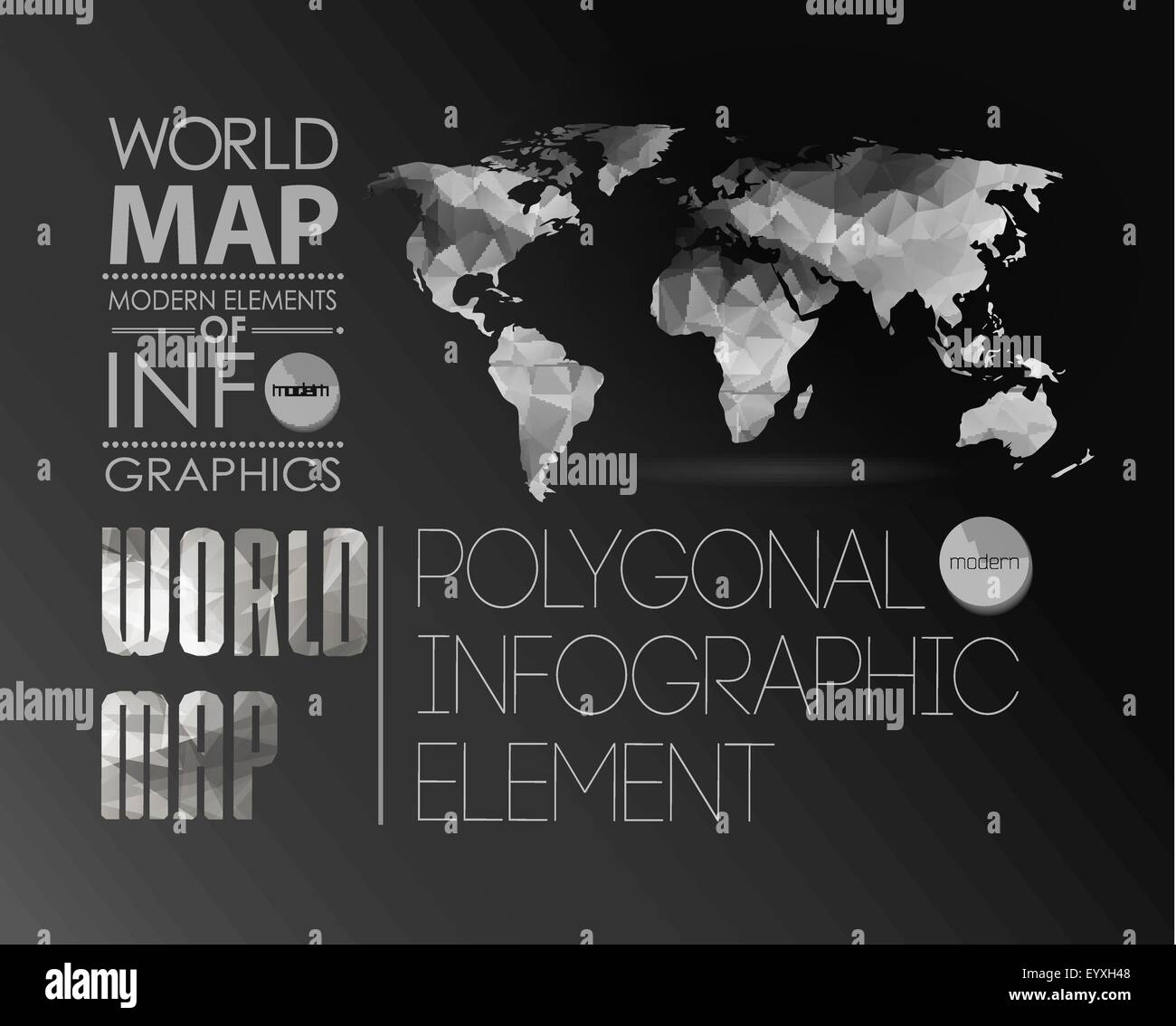 World Map and Information Graphics Stock Vector Image & Art - Alamy