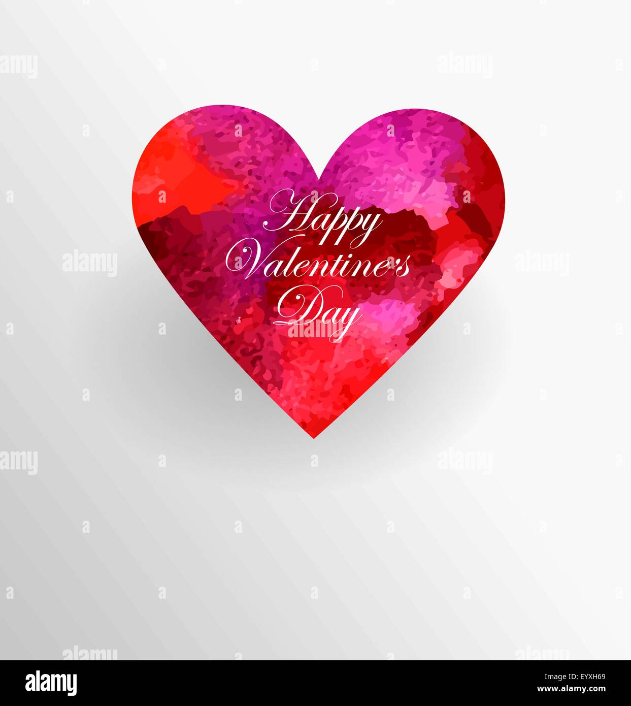 Watercolor valentines day collection Stock Vector Images - Alamy
