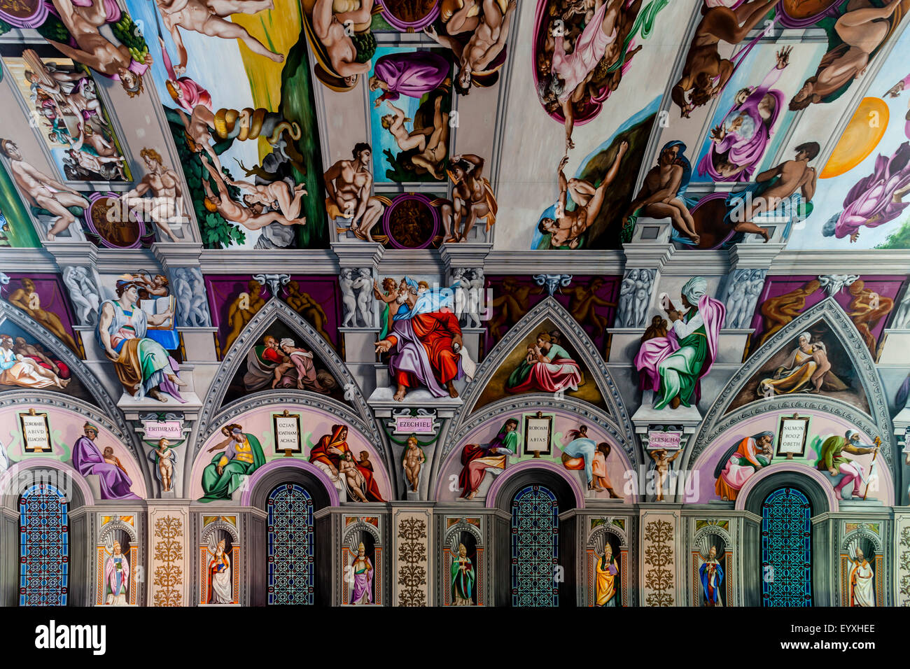 Sistine chapel interior hi-res stock photography and images - Alamy