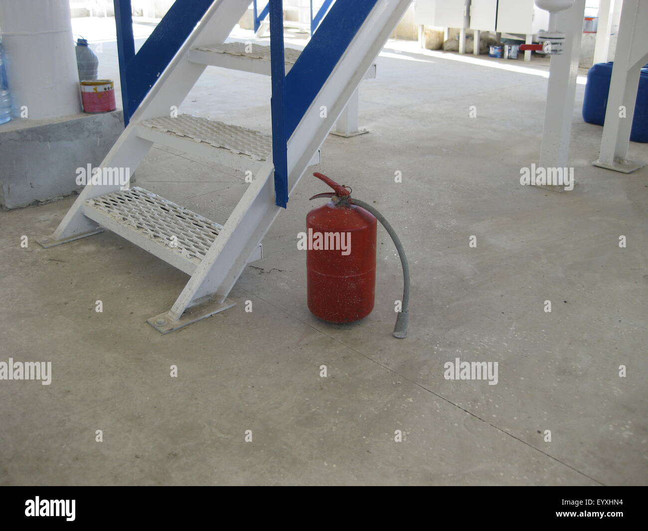 Oil refinery. Equipment for primary oil refining Stock Photo - Alamy