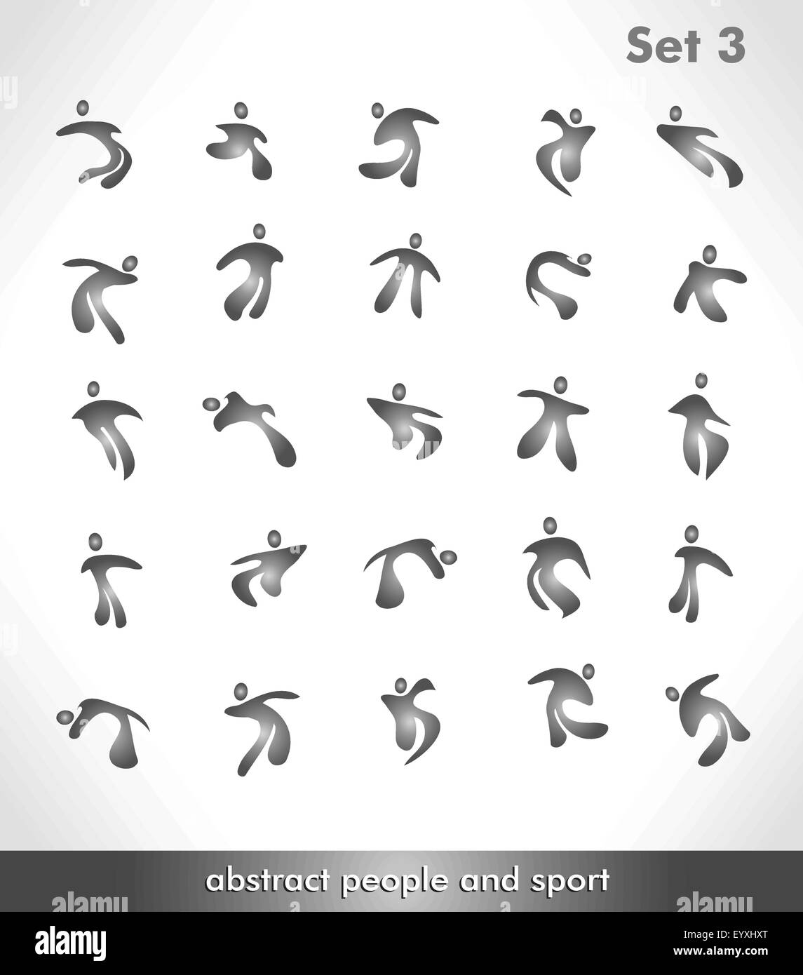 Abstract people icons and symbols Stock Vector Image & Art - Alamy