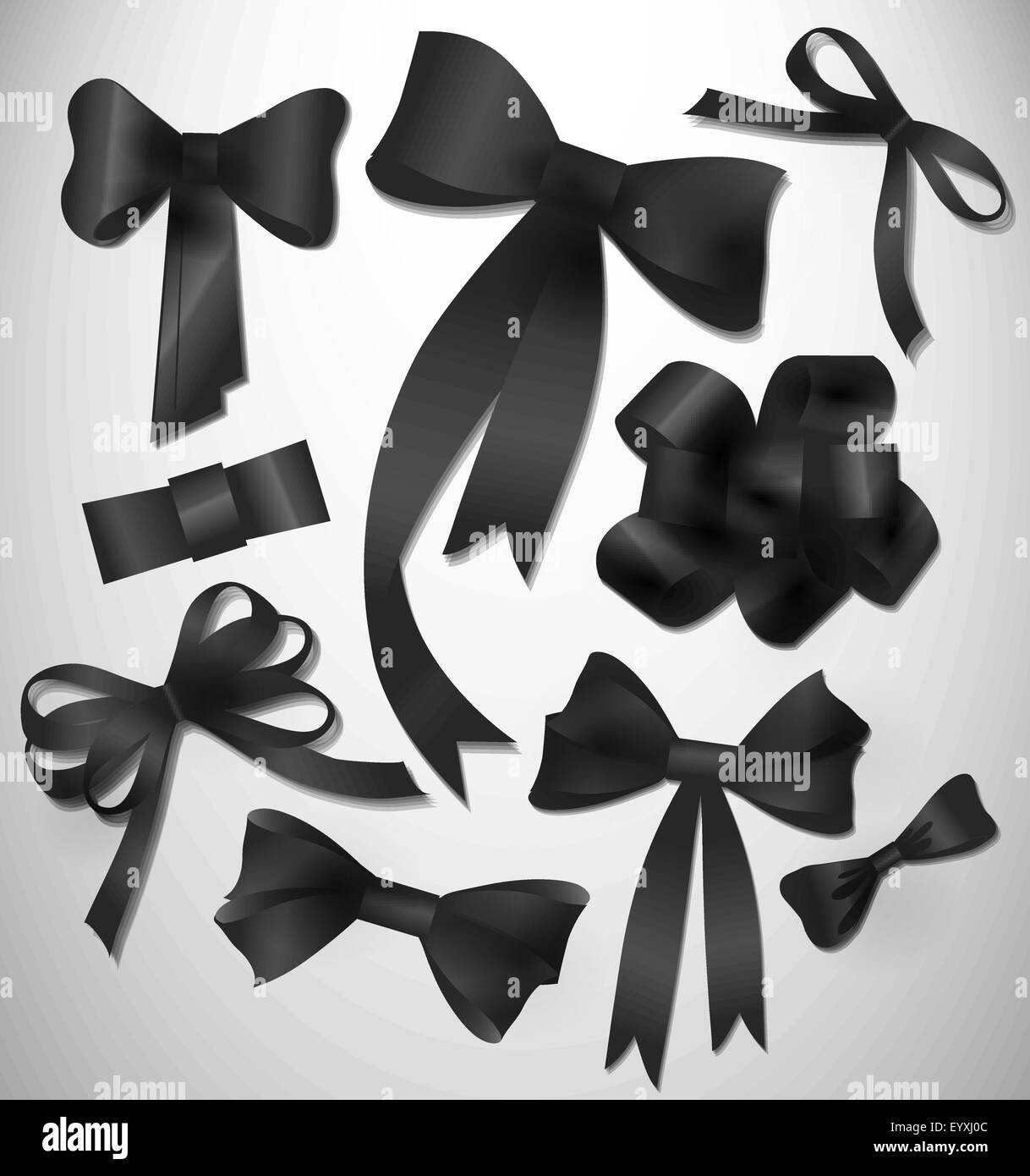Vector Bow Collection Stock Vector Image And Art Alamy