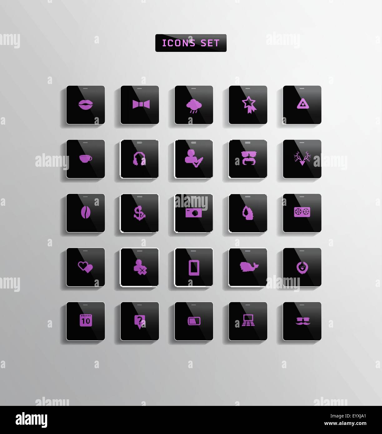 Set of web Stock Vector Image & Art - Alamy