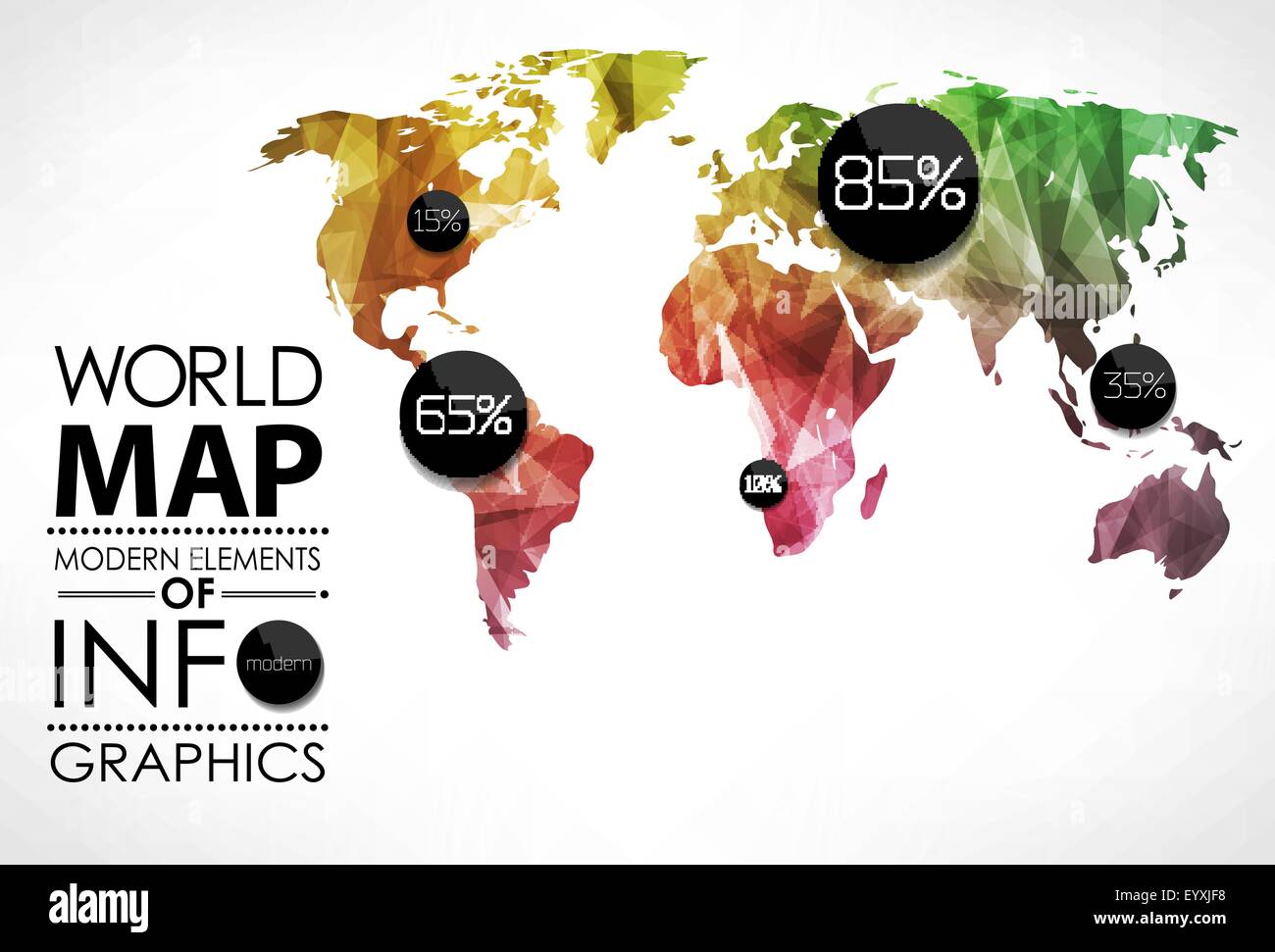 World map card Stock Vector Image & Art - Alamy