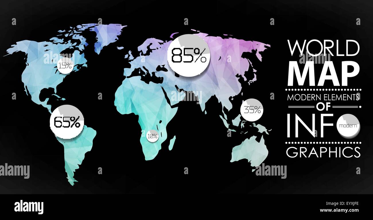 World map card Stock Vector Image & Art - Alamy