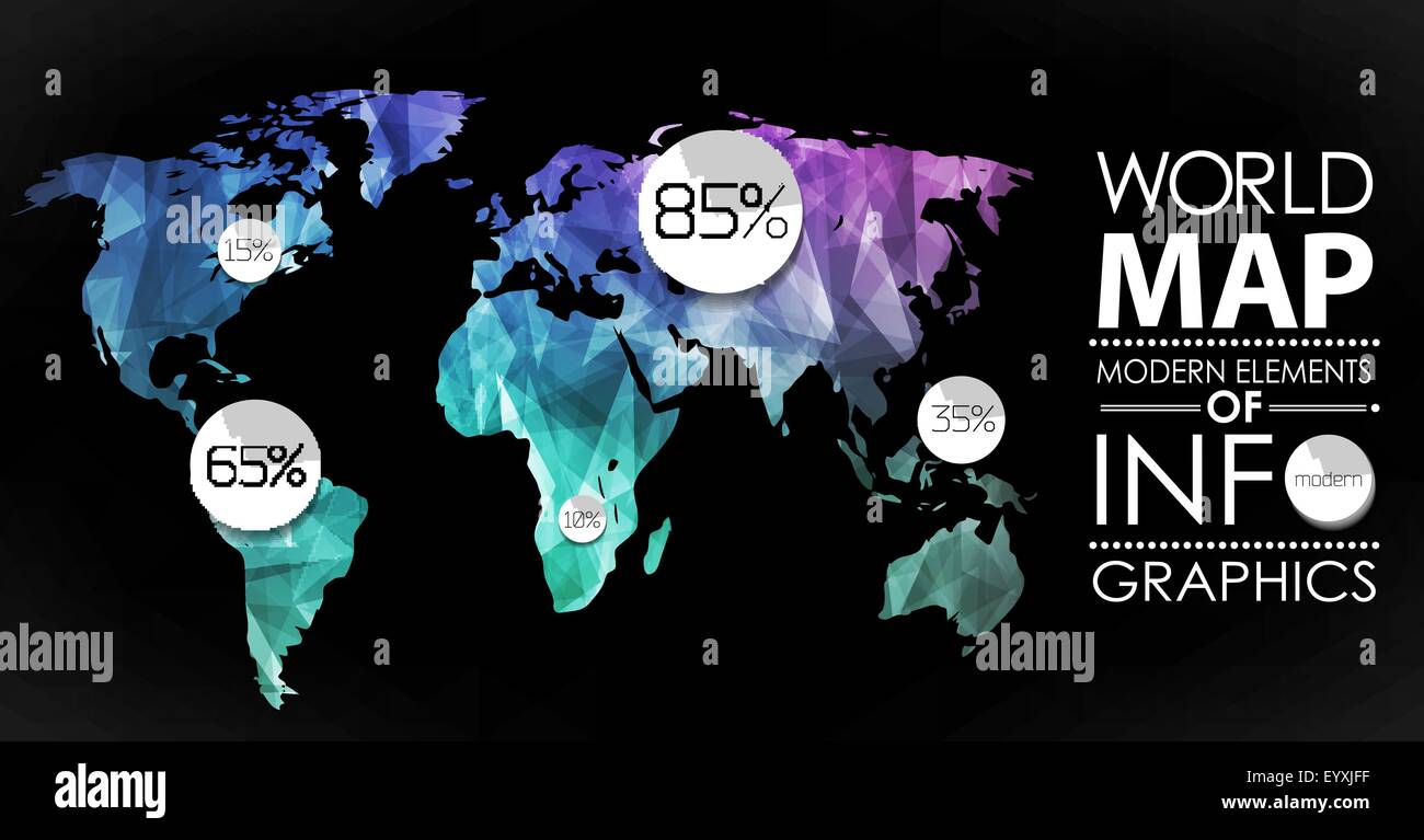 World map card Stock Vector Image & Art - Alamy