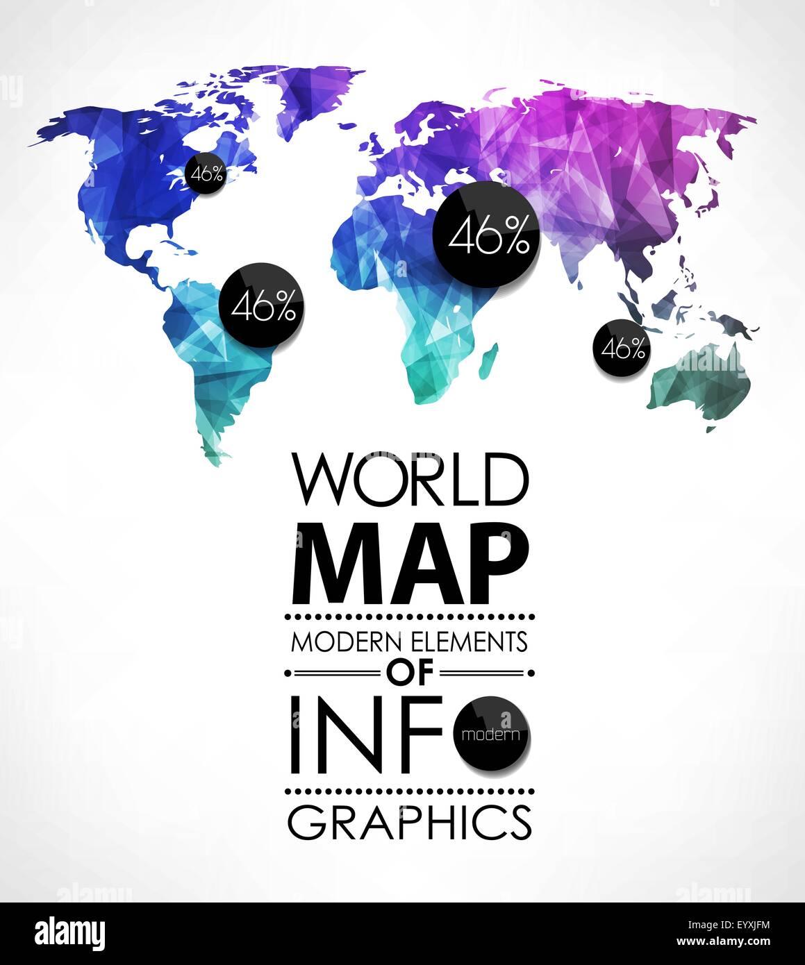 World map card Stock Vector Image & Art - Alamy