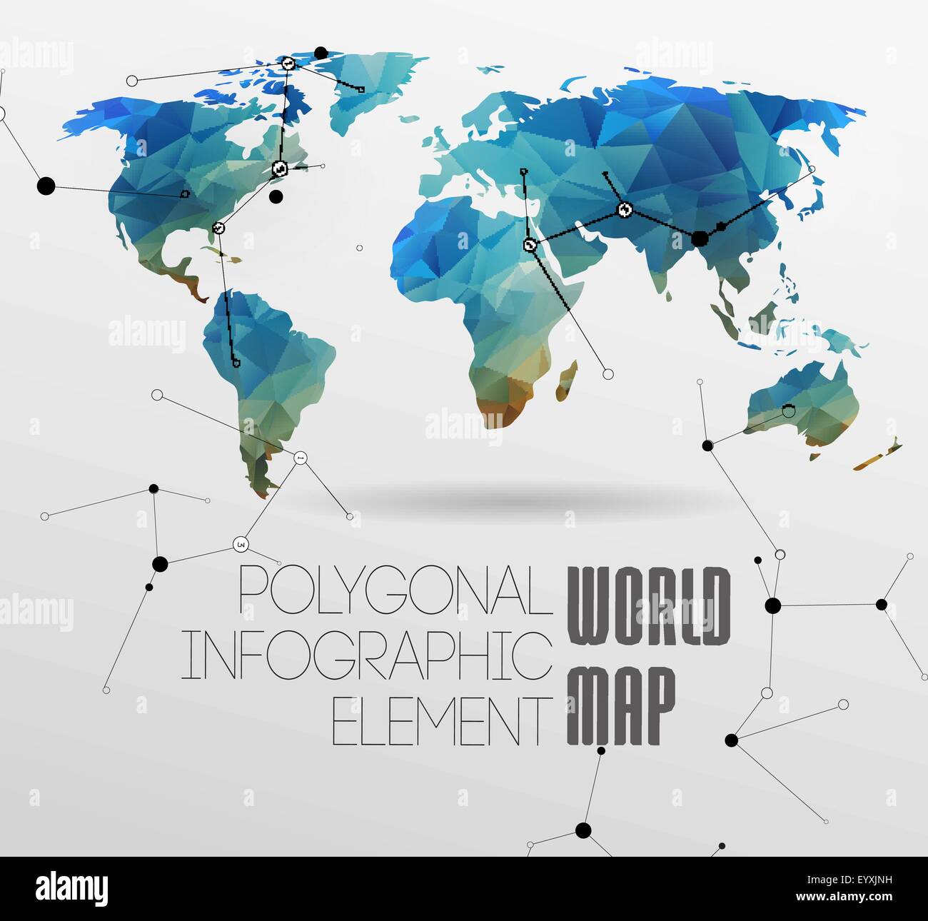 World Map and Information Graphics Stock Vector Image & Art - Alamy