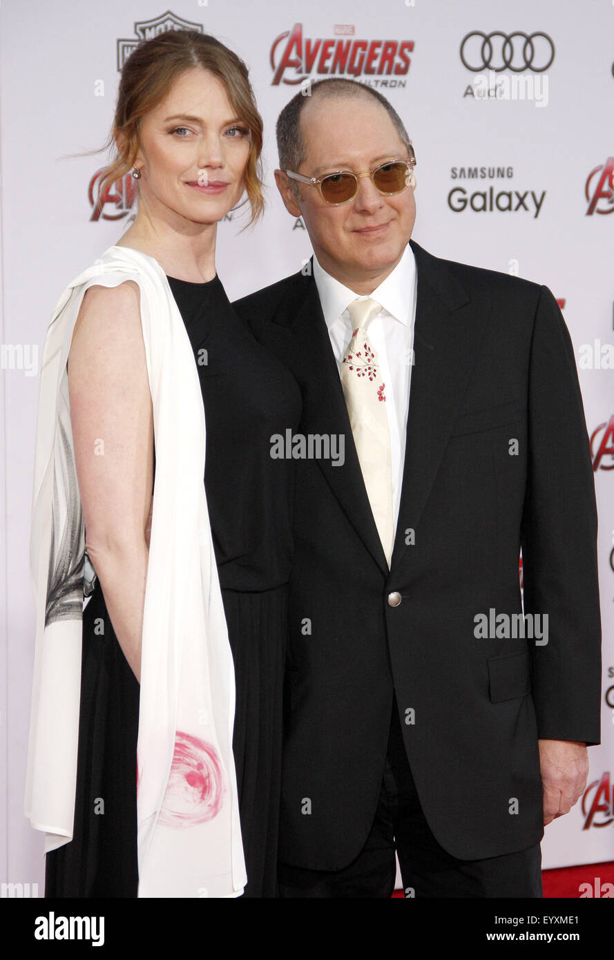 James Spader and Leslie Stefanson at the World premiere of Marvel's ...