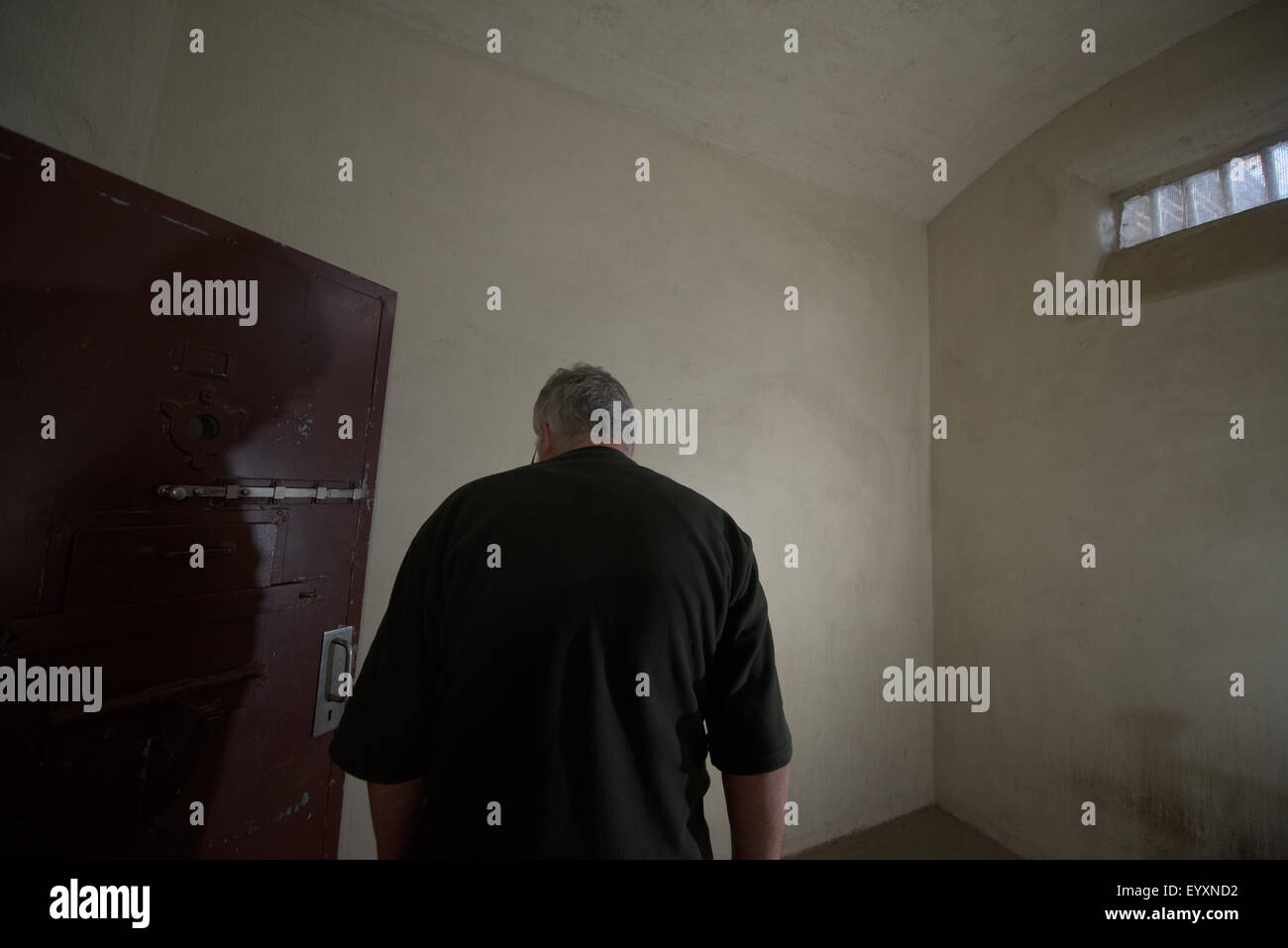Man in Prison Stock Photo - Alamy
