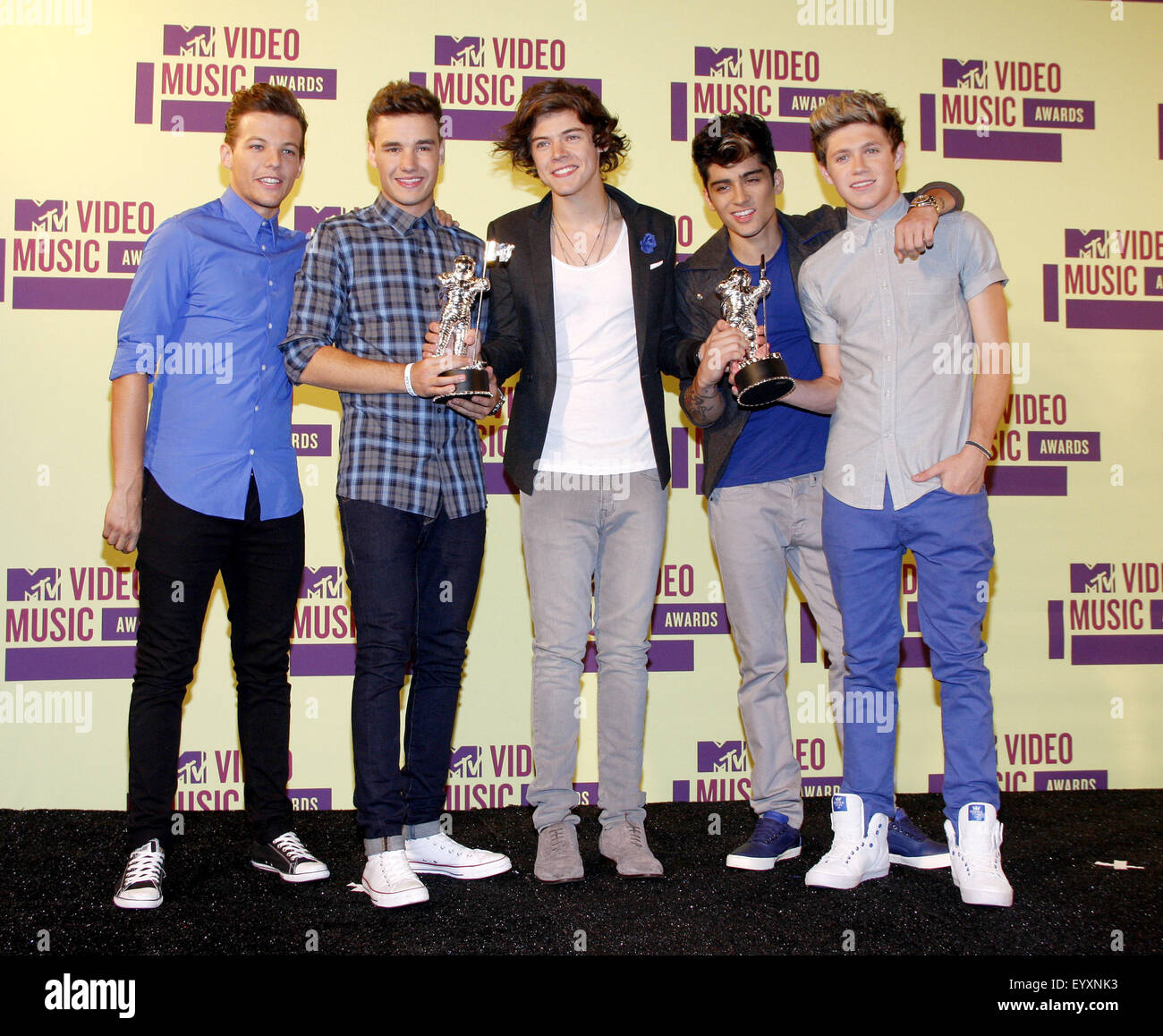 One Direction at the 2012 MTV Video Music Awards held at the Staples ...