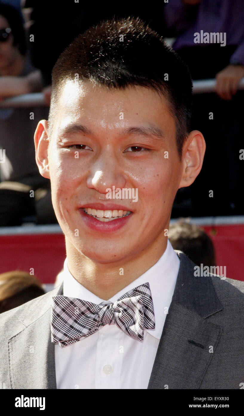 Jeremy Lin at the 2012 ESPY Awards held at the Nokia Theatre L.A. Live ...