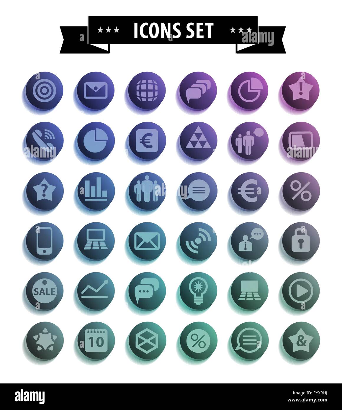 Set of web Stock Vector Image & Art - Alamy