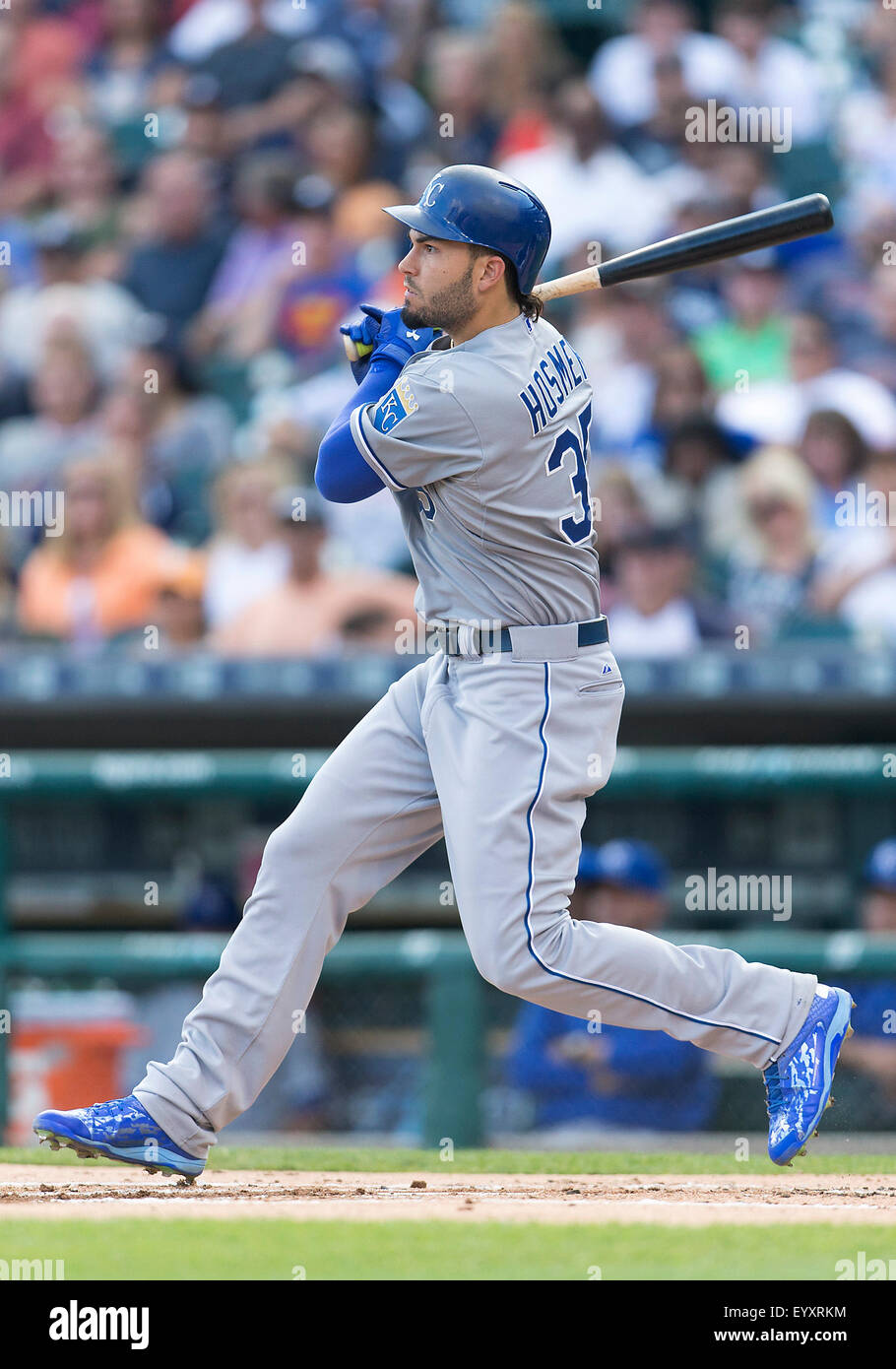 Detroit, Michigan, USA. 04th Aug, 2015. Kansas City Royals first ...