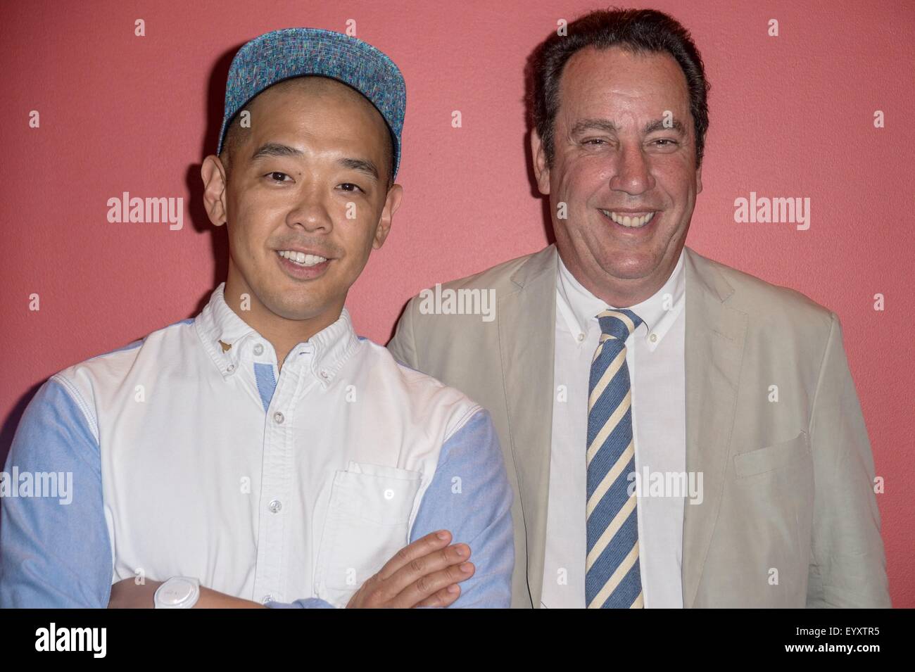 New York, NY, USA. 4th Aug, 2015. Jeff Staple, David T. Friendly at ...