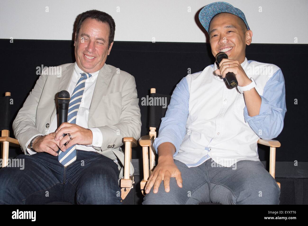New York, NY, USA. 4th Aug, 2015. David T. Friendly, Jeff Staple at ...
