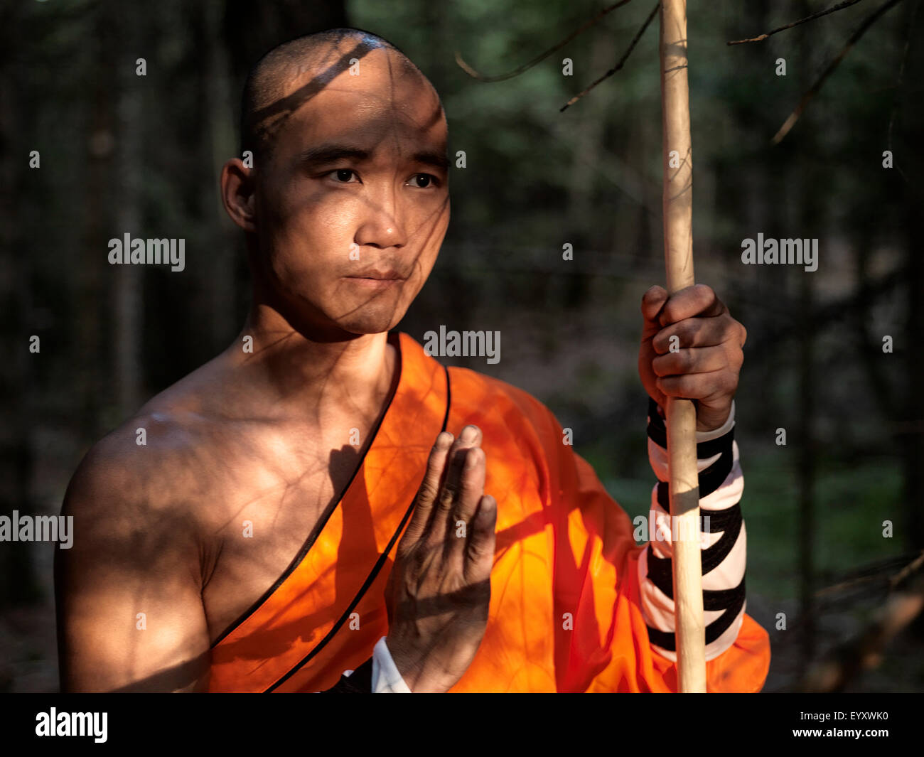 Martial artist shaolin kung fu hi-res stock photography and images - Alamy