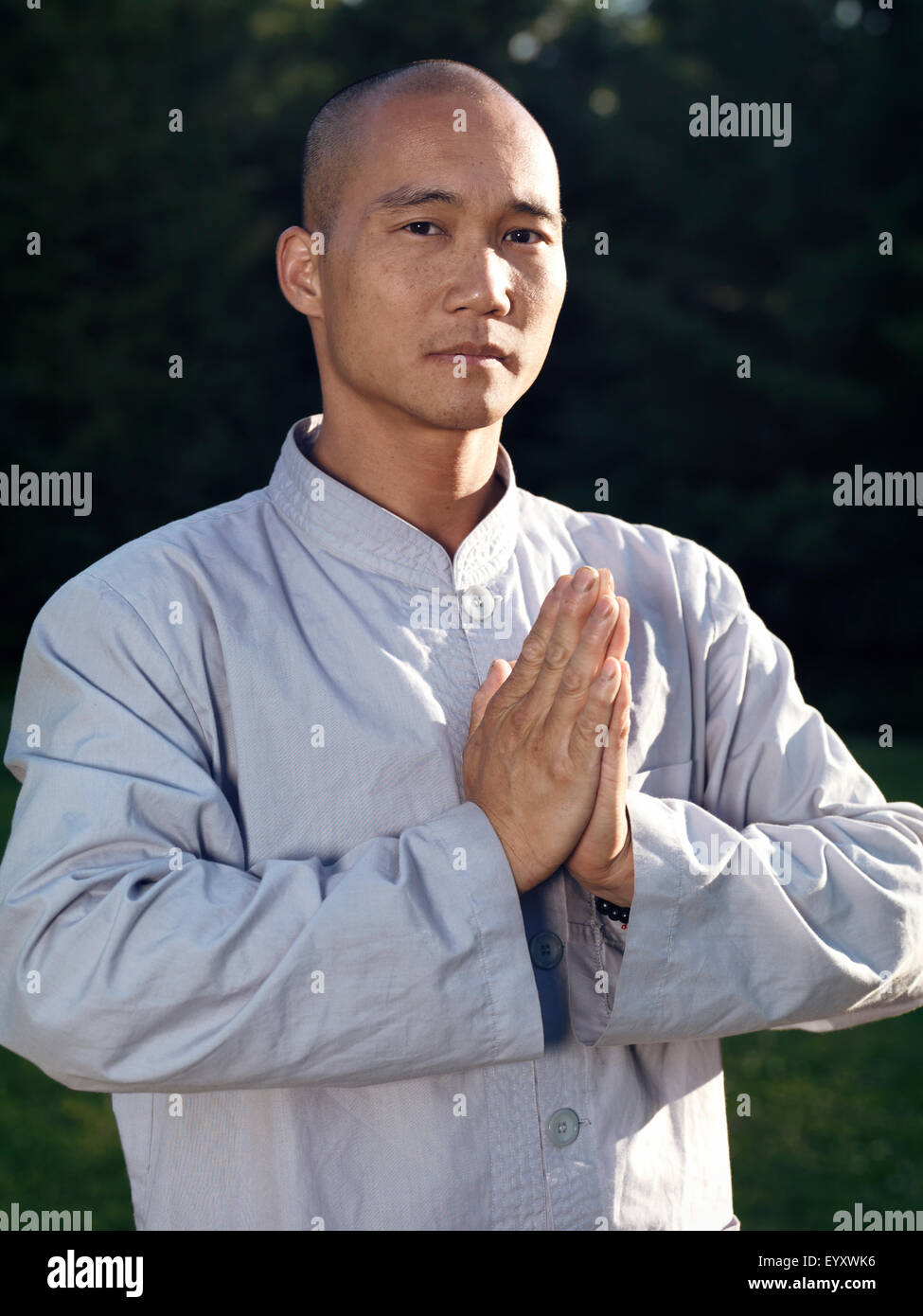Monk hands in prayer High Resolution Stock Photography and Images - Alamy