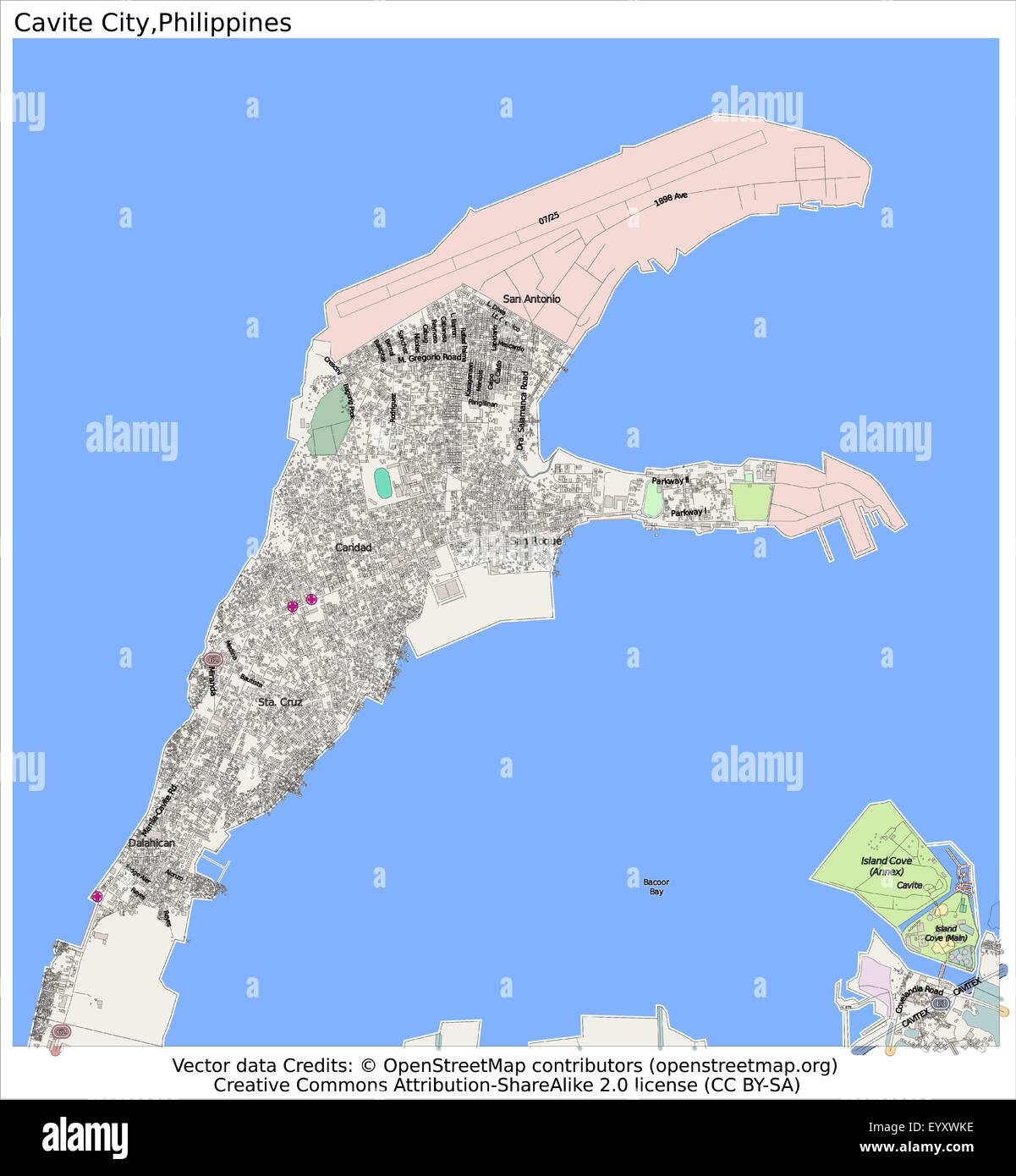 Philippines Island Aerial Stock Vector Images - Alamy