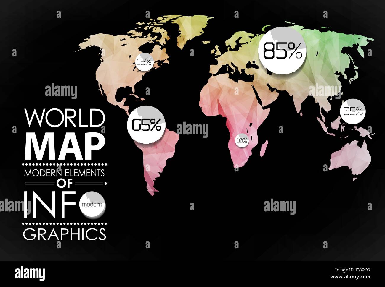 World map card Stock Vector Image & Art - Alamy