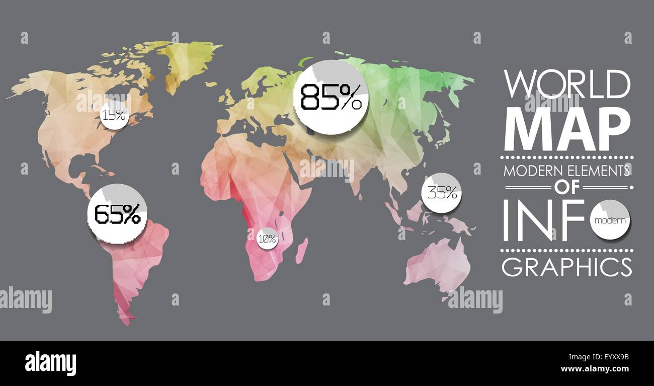 World map card Stock Vector Image & Art - Alamy