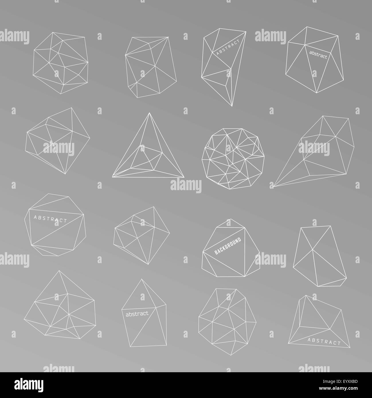 Abstract modern background with polygons design Stock Vector Image ...