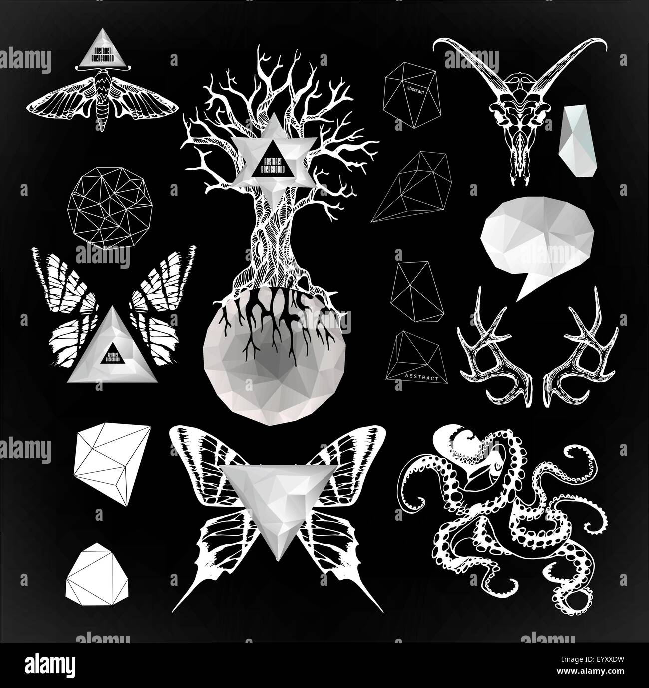 Abstract gothic Stock Vector Image & Art - Alamy