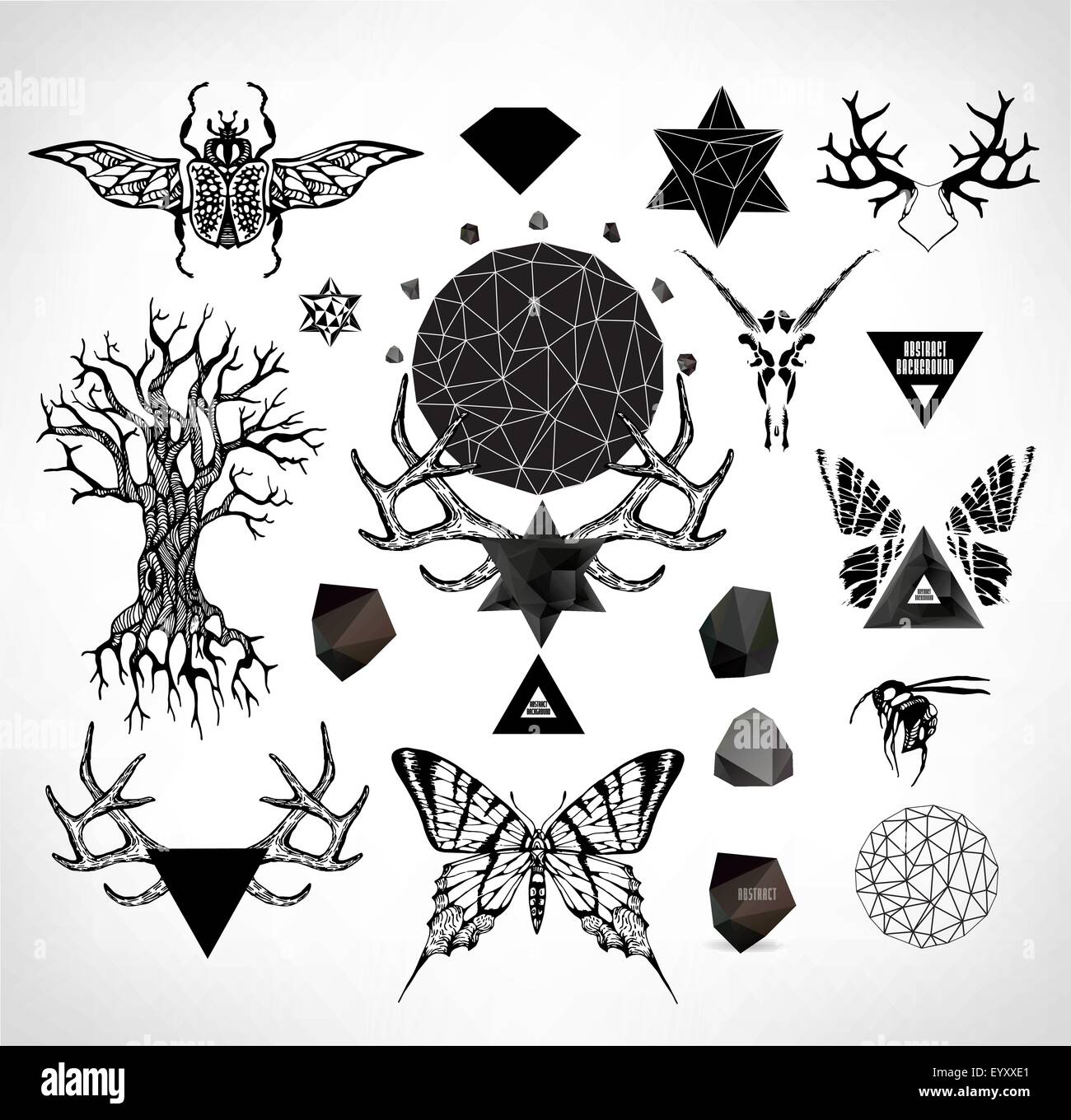 Abstract gothic Stock Vector Image & Art - Alamy