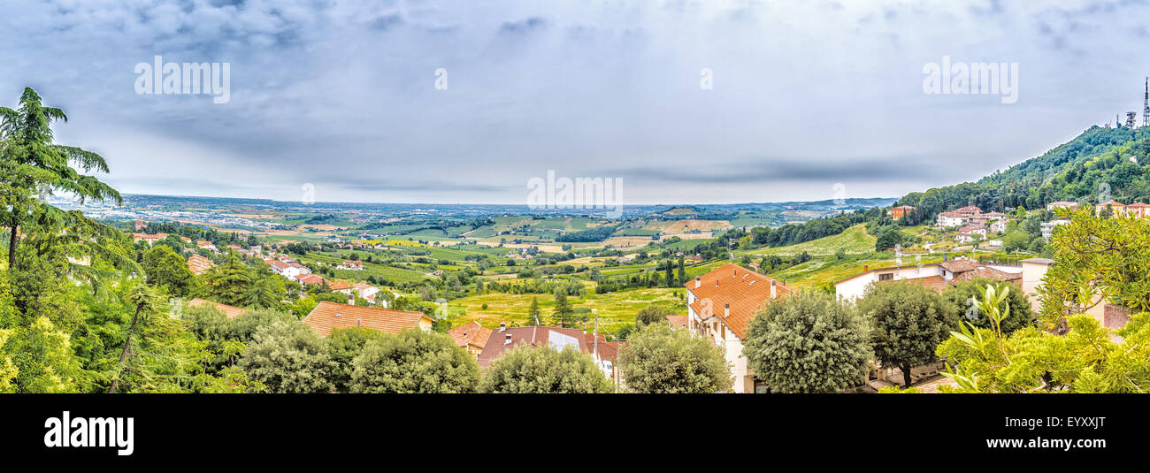 nature and memories - view from the terrace of the medieval village of ...