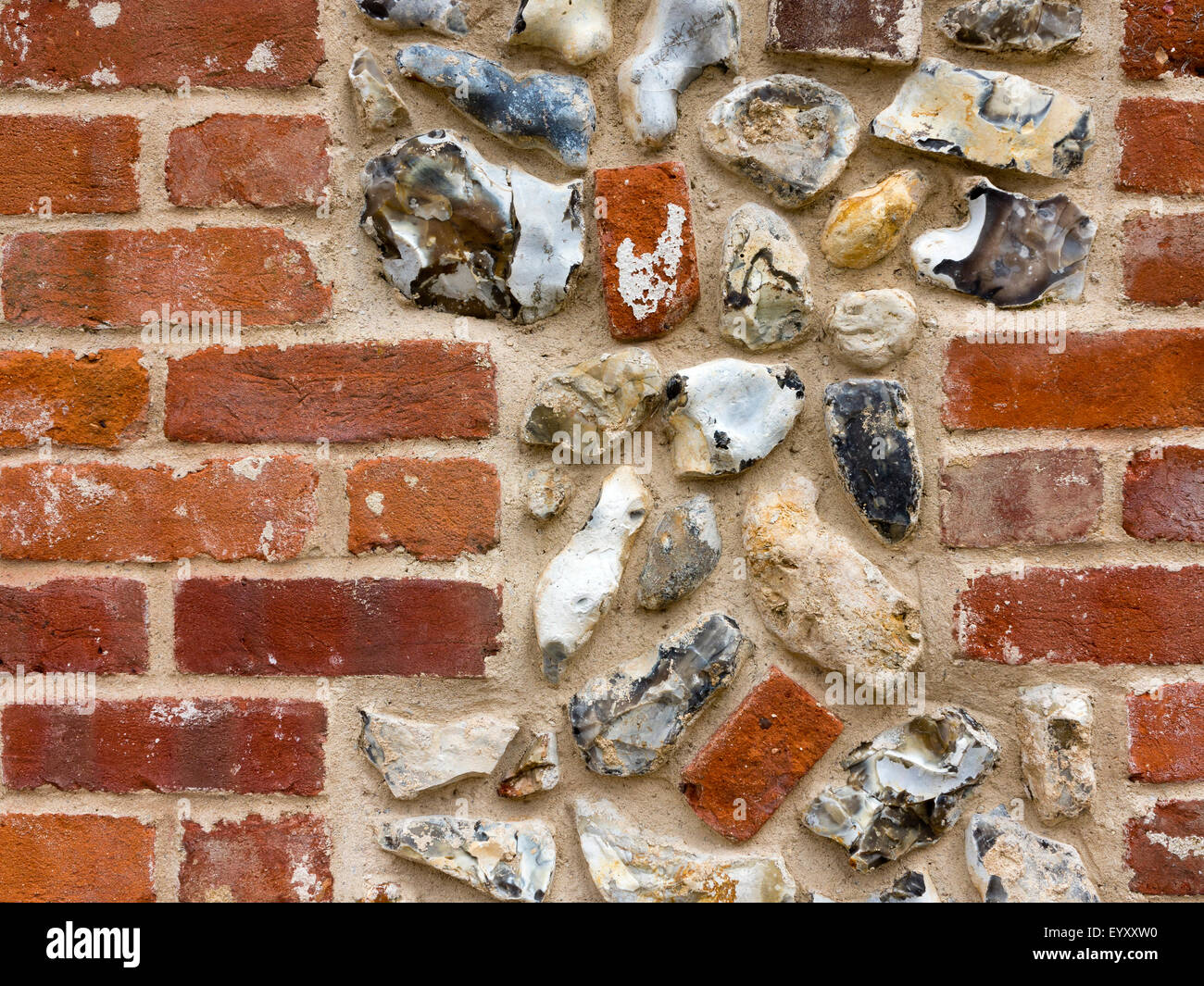 Building detail bricks knapped flint hi-res stock photography and ...