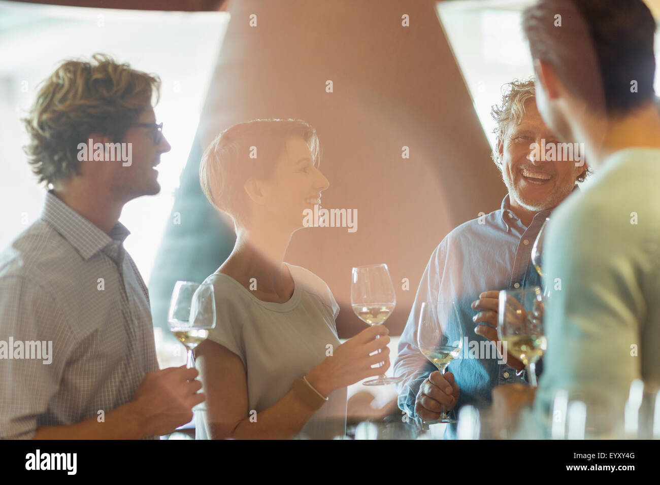 People tasting wine in winery hi-res stock photography and images - Alamy